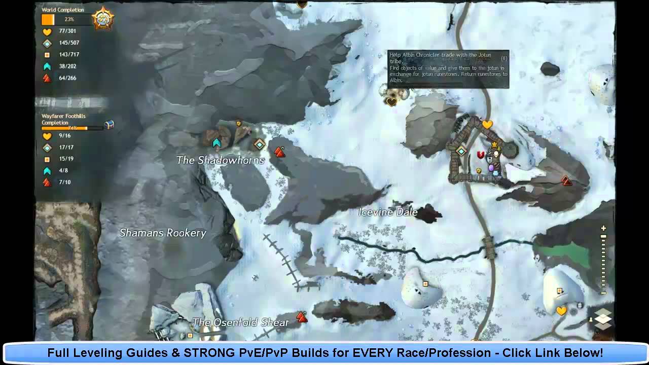 GW2 Norn Starting Area - Leveling Tips - YouTube