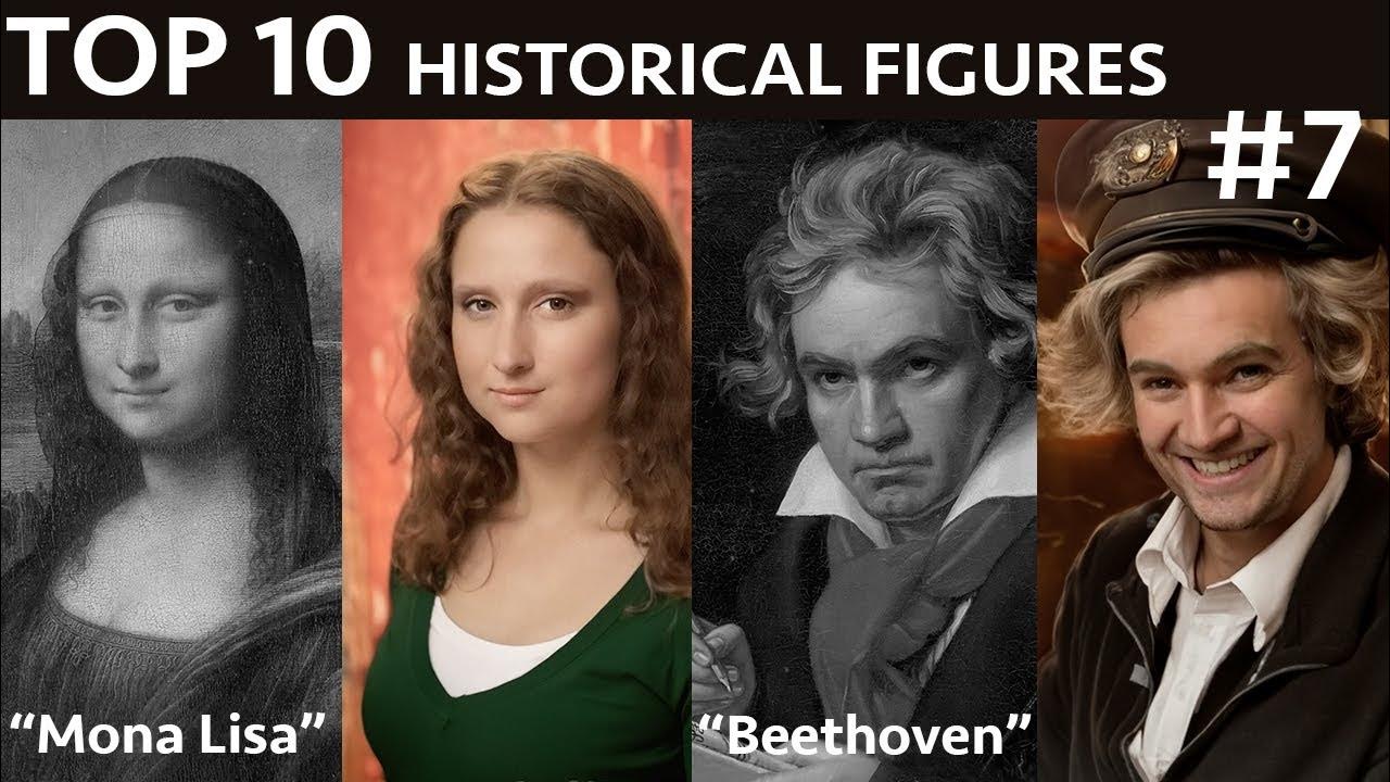 Top 10 Historical Figures Reimagined as Modern People Living in 2024 - YouTube