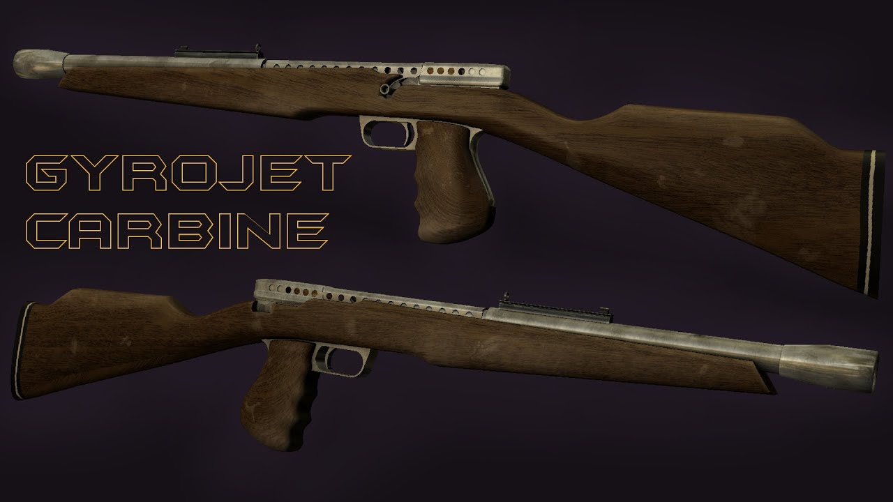 MBA Gyrojet Carbine for Fallout New Vegas - YouTube