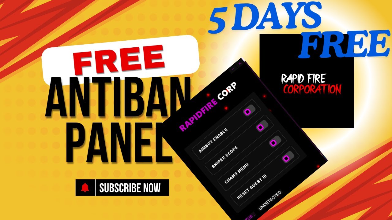 NEW PC 💻 PANEL FOR FREE AIMBOT FREE FIRE 🎯 SNIPER AIMBOT | 100% ANTIBAN | FREE FIRE PC PANEL ...