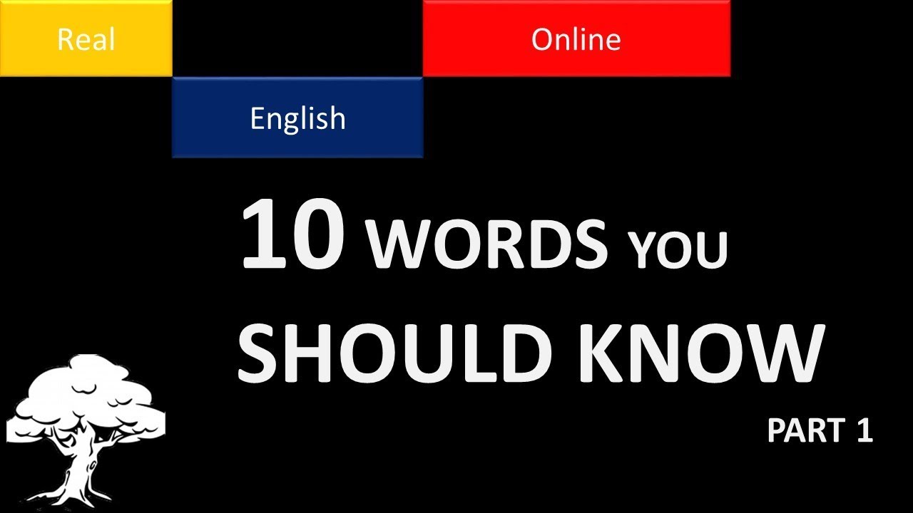 10 WORDS YOU SHOULD KNOW YouTube 10-words-you-should-know-youtube