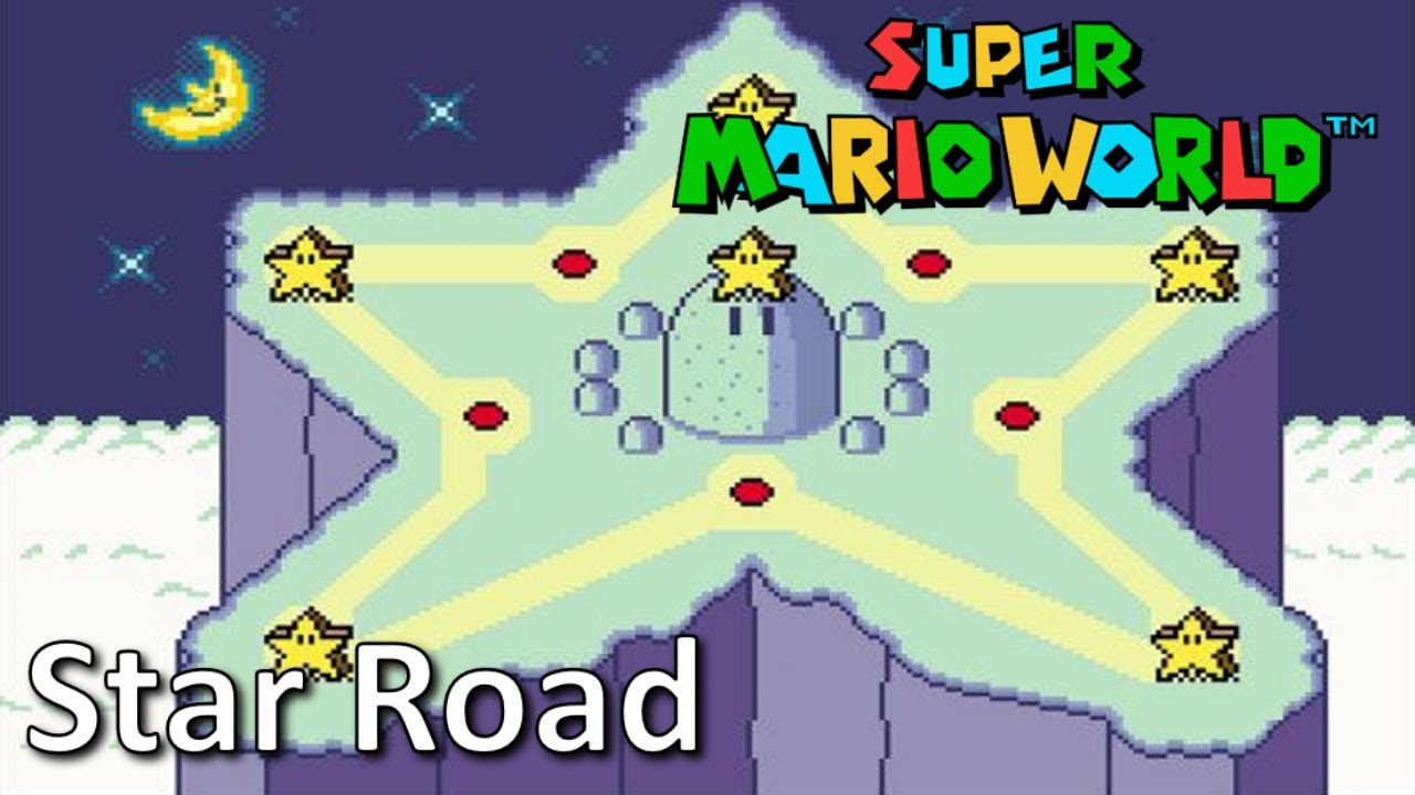 Super Mario World - 100% Walkthrough - Star Road - YouTube