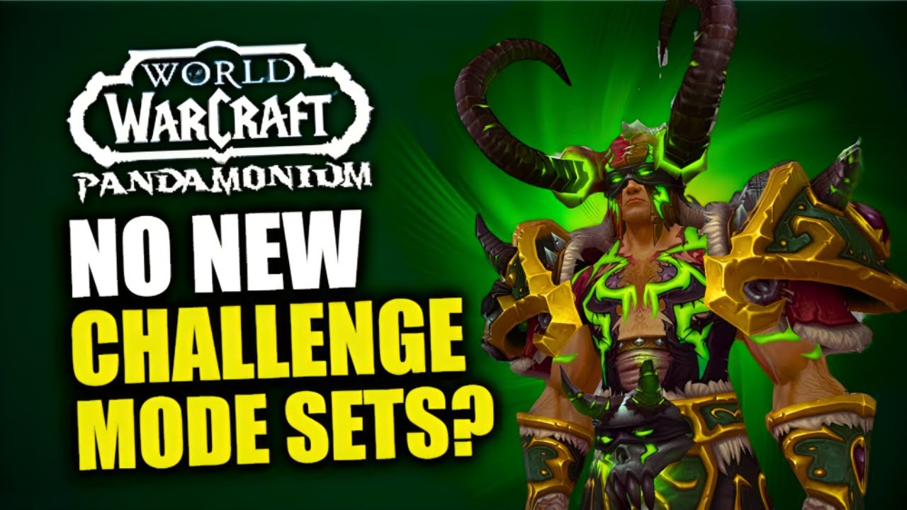 Challenge Mode Sets Are Not Returning In MOP Remix! WoW 10.2.7 ...