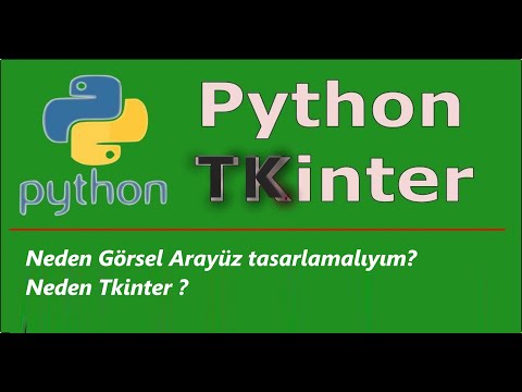 Tkinter Dersleri -0 - Neden GUI bilmeliyim, Neden Tkinter