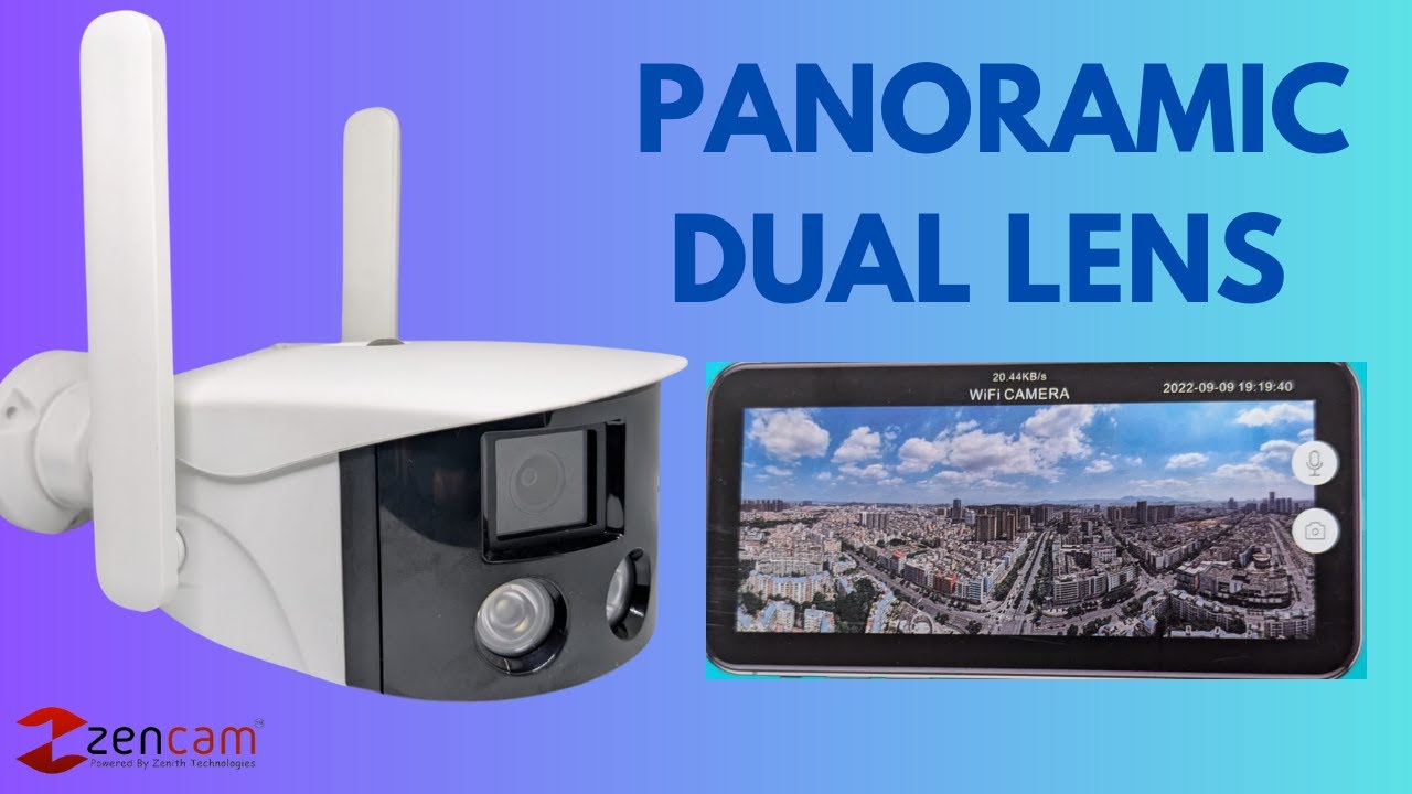 PANORAMIC DUAL LENS BULLET CAMERA | ZENITH TECHNOLOGIES | - YouTube