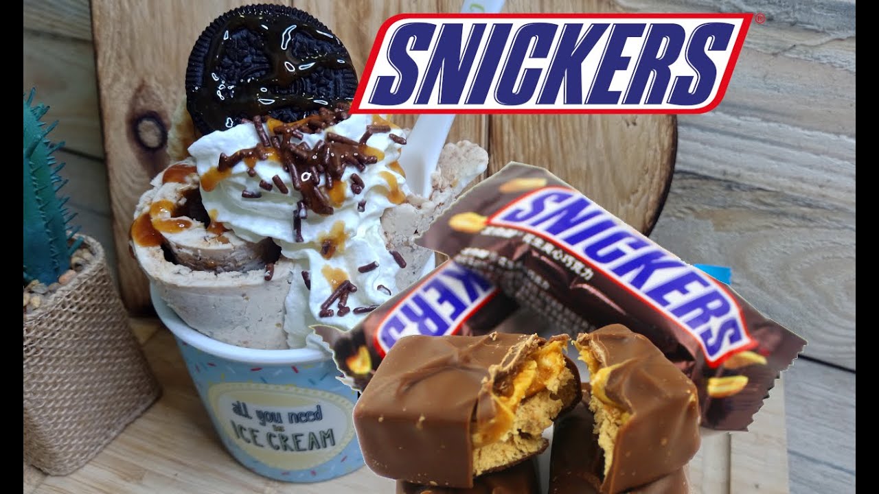 Snickers Ice Cream Rolls/ ASMR - YouTube