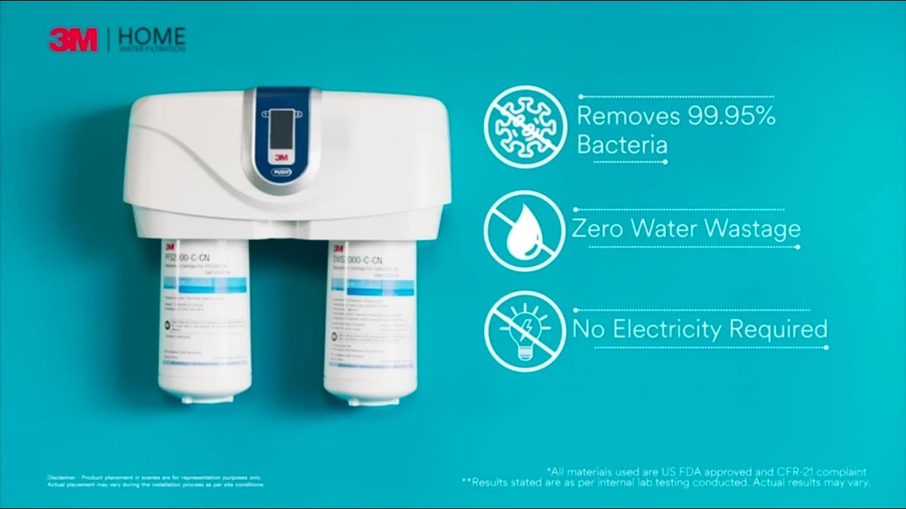 3M Under The Sink Smart Drinking Water System Full HD - YouTube