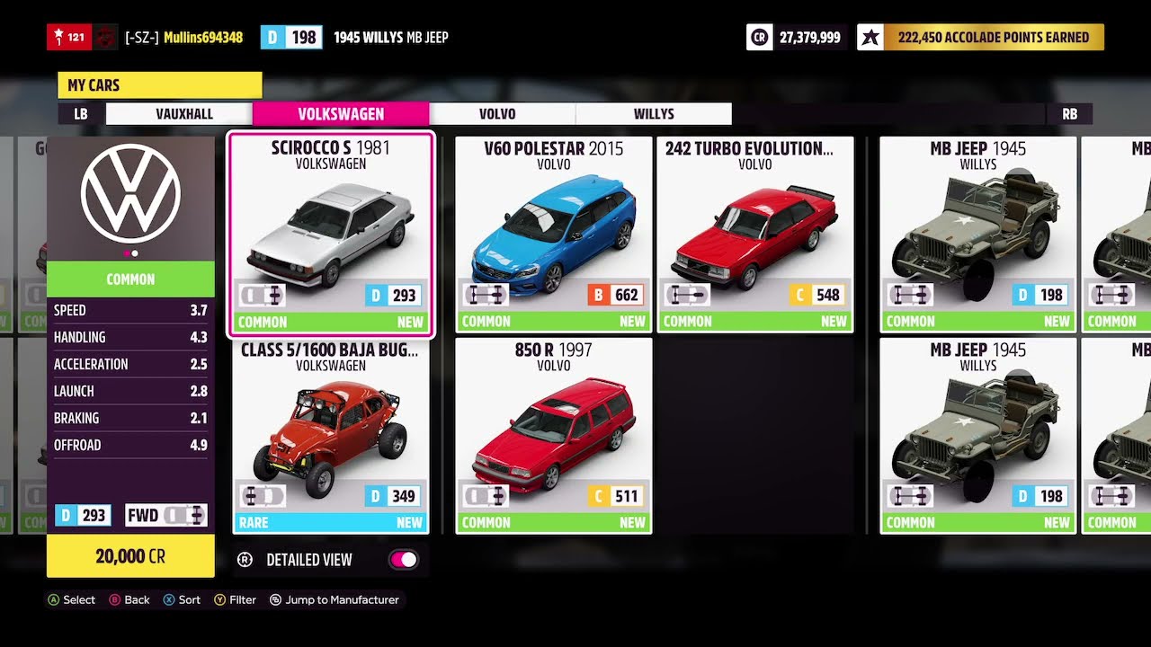 POV of your garage in FH5 - YouTube