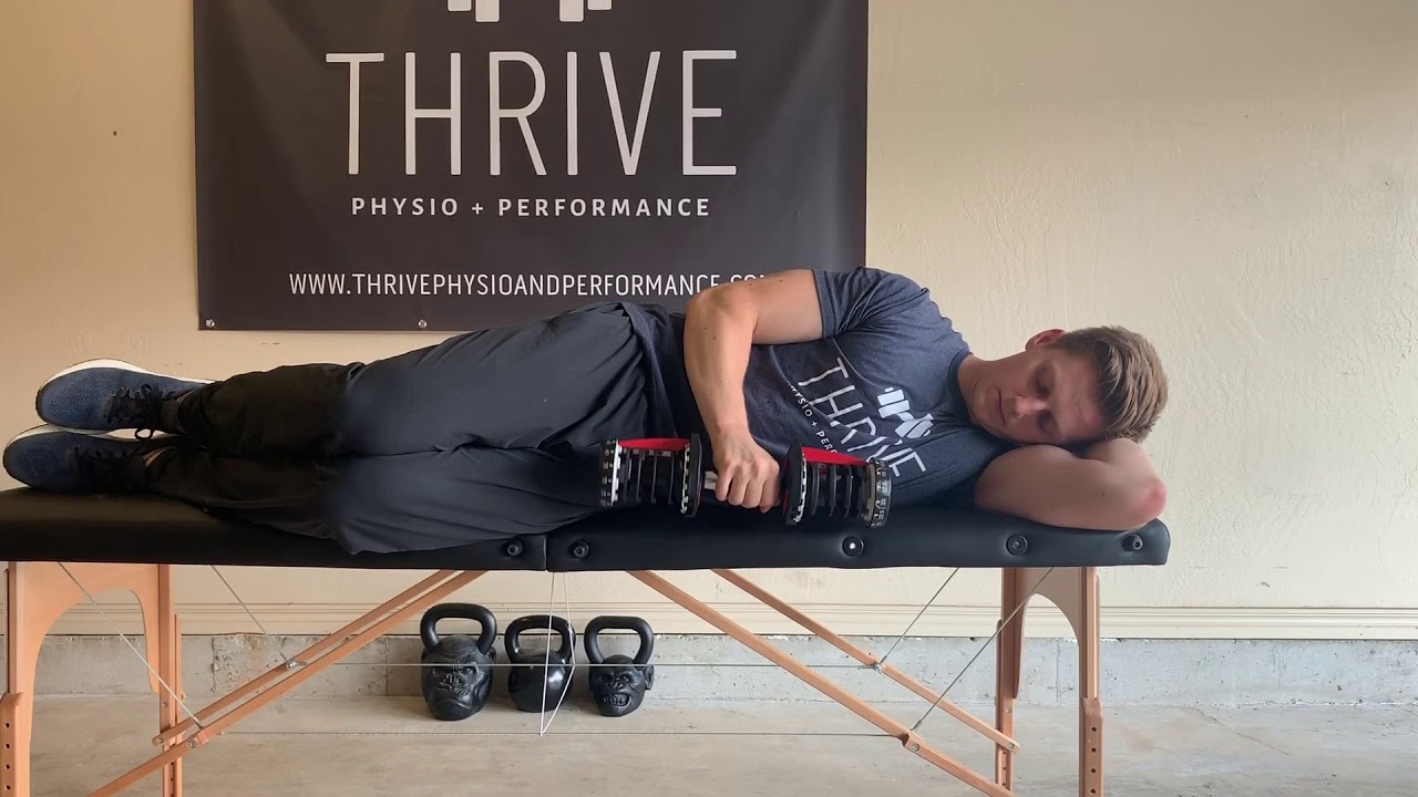 Sidelying Shoulder External Rotation Youtube