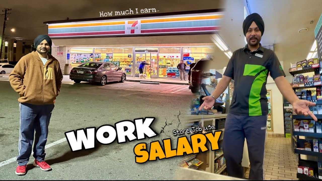 AMERICA CH WORK & SALARY KINI A | STORE JOB USA - YouTube