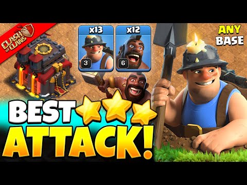 BEST TH10 Attack Strategy Guide | 3 STAR Every Base with Th10 Hybrid Attack in Clash of Clans
