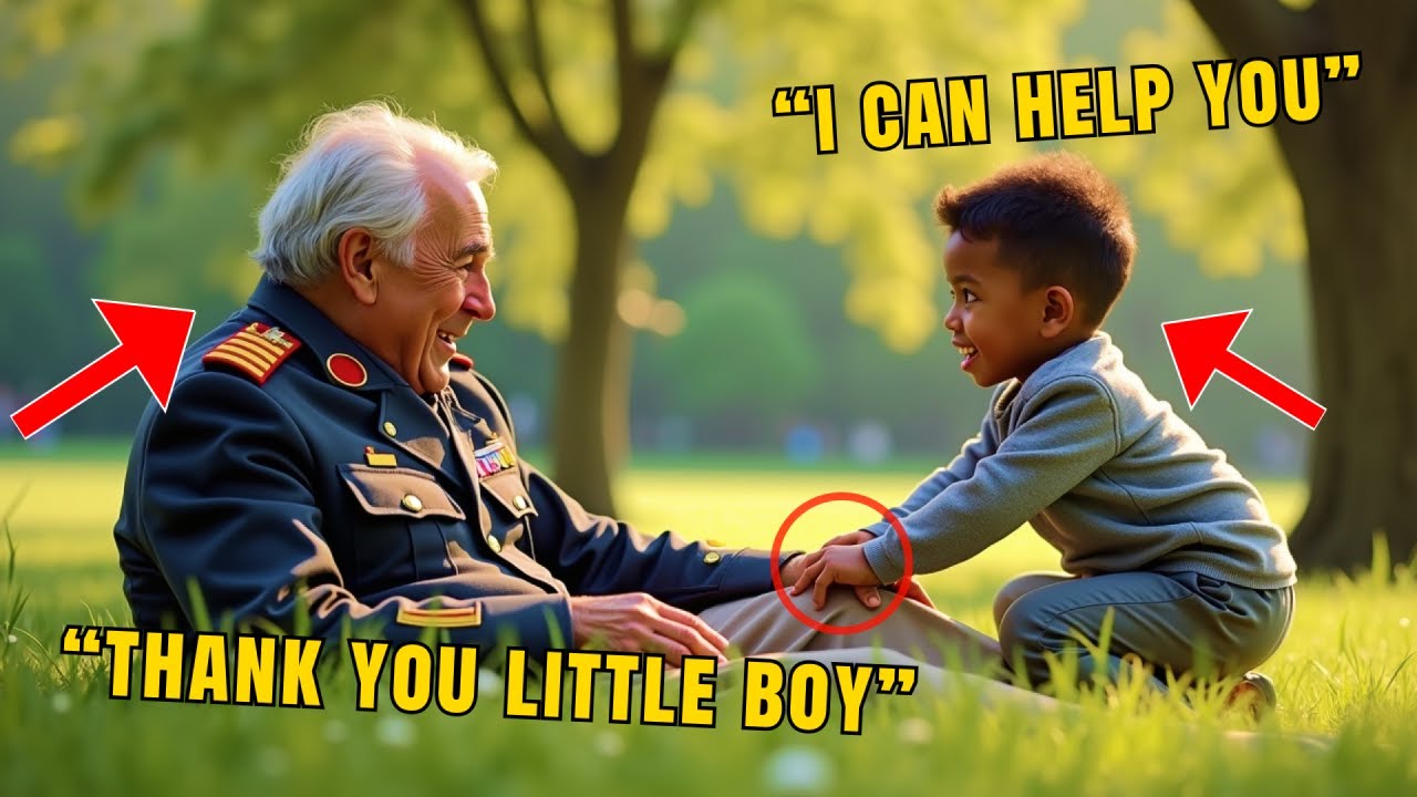 Little Boy Helps a Lost Old Man at the Park — the Old Man Shows Up With ...