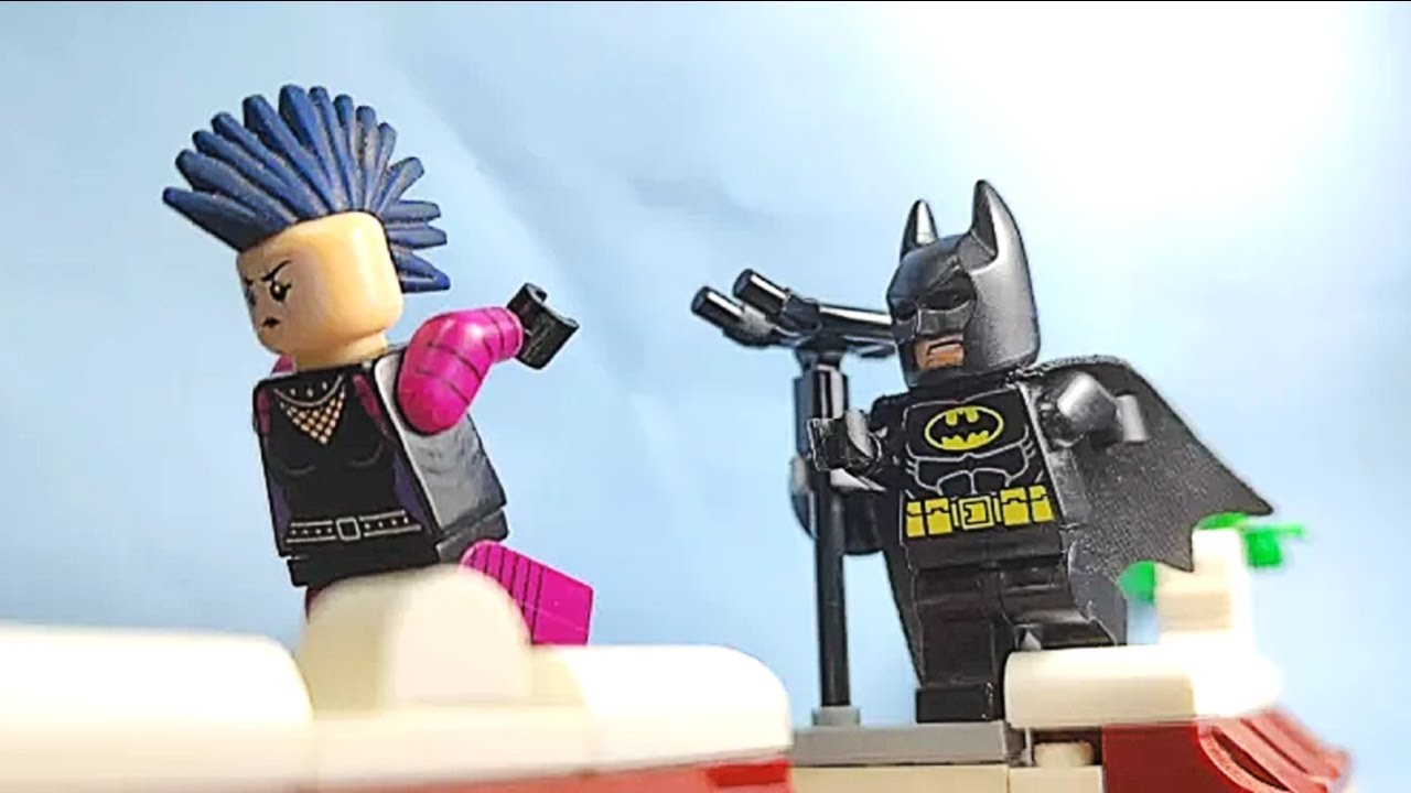 LEGO Batman vs The Mime #lego #stopmotion - YouTube