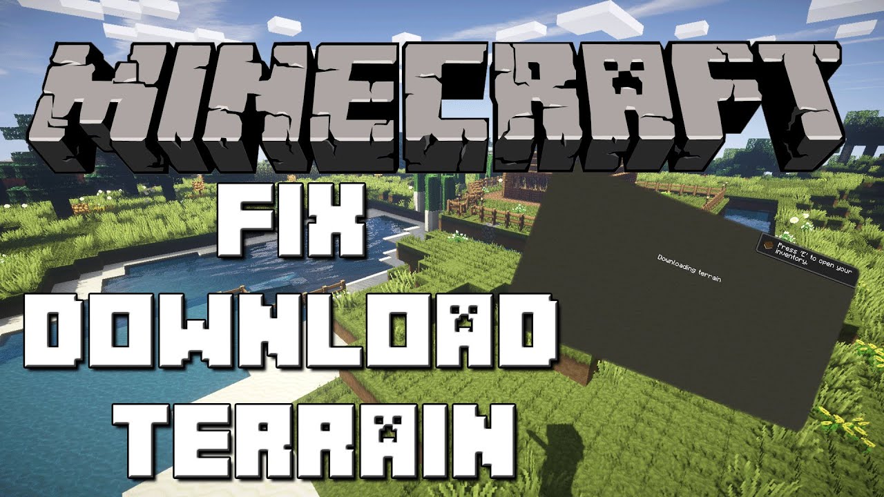 Fix Download Terrain Minecraft - YouTube