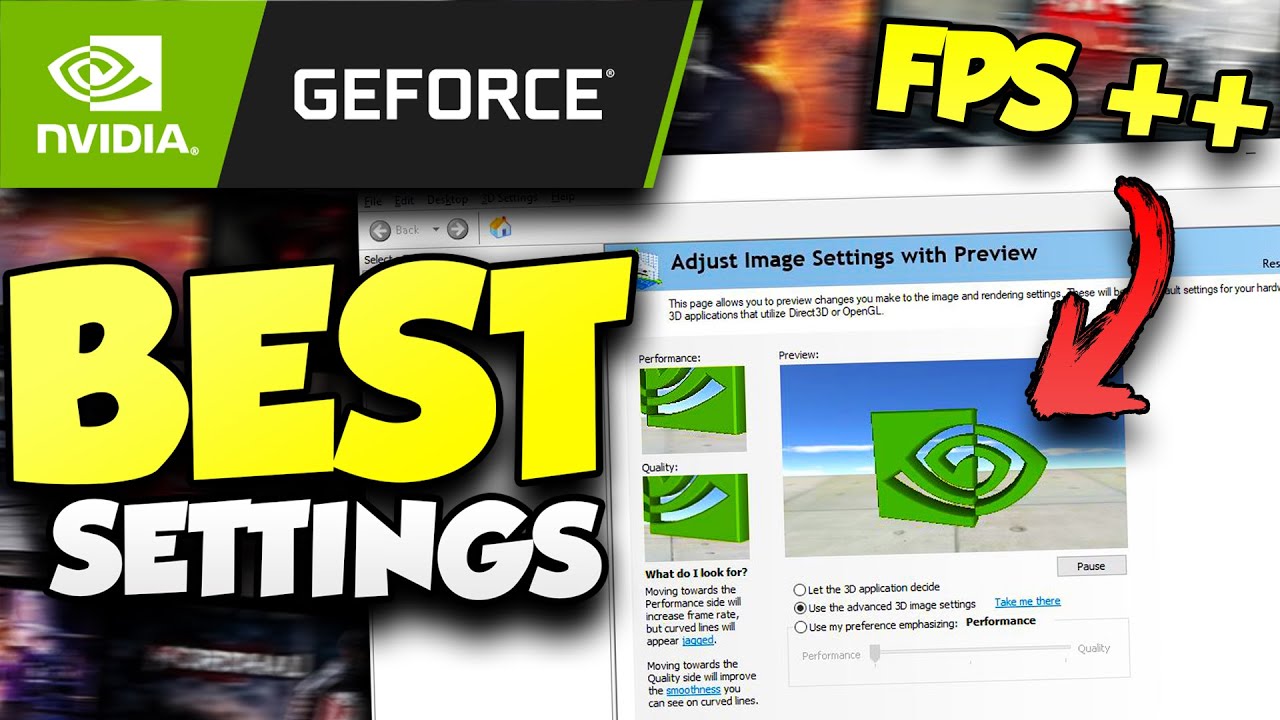 BEST NVIDIA CONTROL SETTINGS FOR GAMING (HIGH FPS!) - YouTube