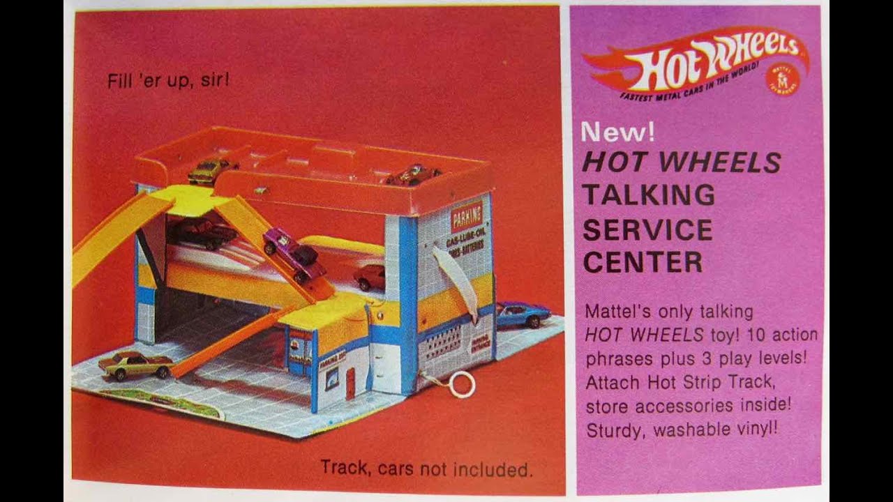 1969 Hot Wheels Talking Service Center - YouTube