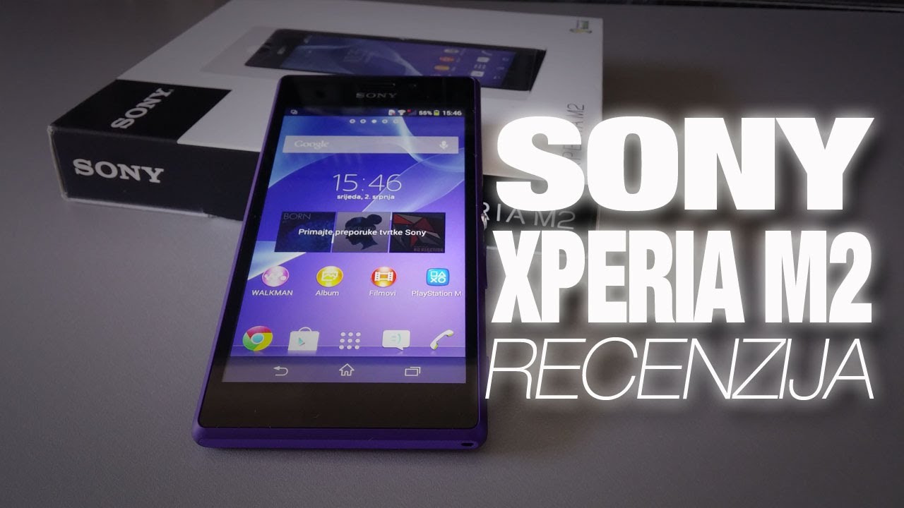 Sony Xperia M2 Video recenzija - YouTube