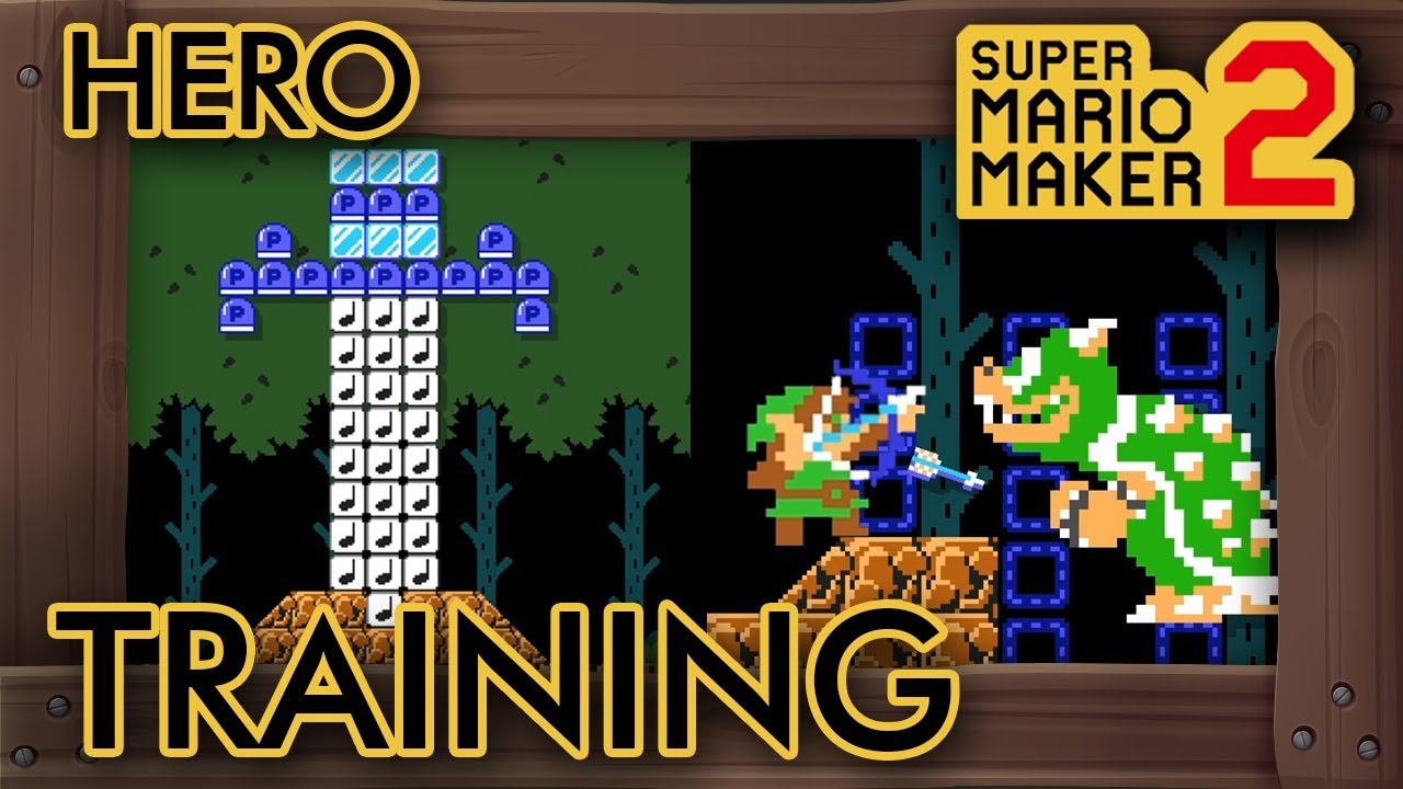 Super Mario Maker 2 - Amazing "Master Sword Training" Level - YouTube