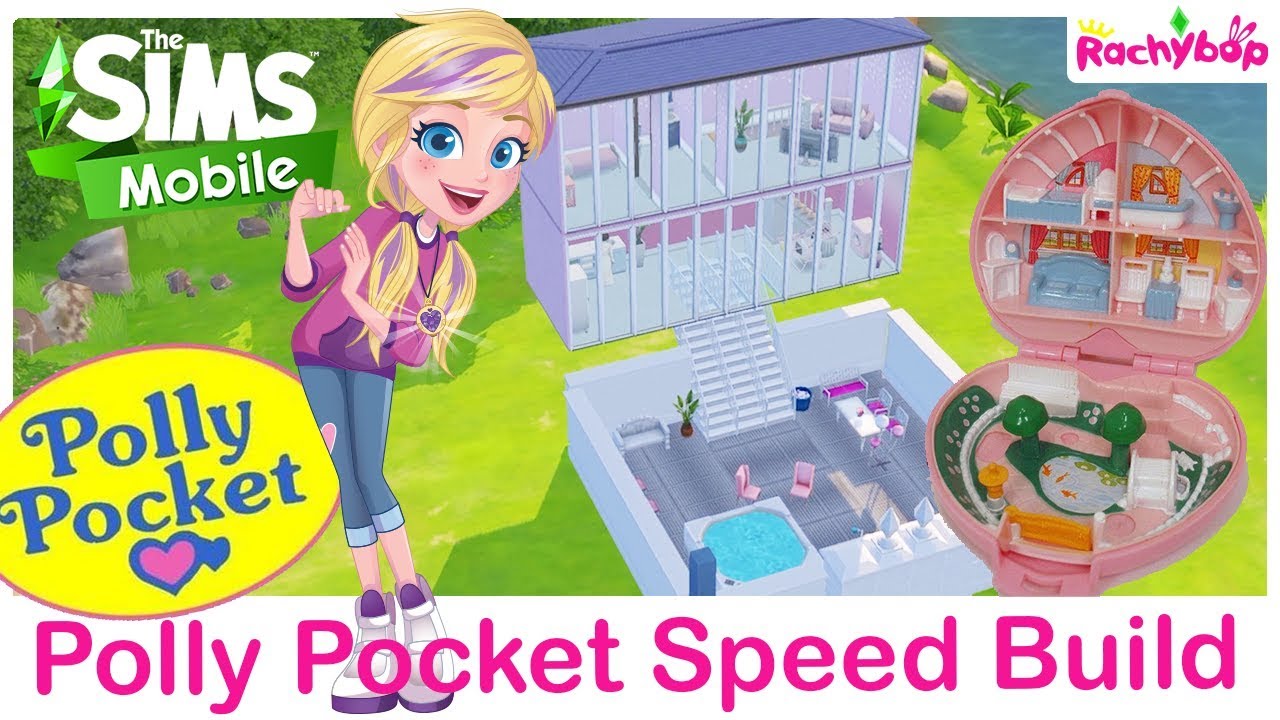 The Sims Mobile Polly Pocket Speed Build! - YouTube