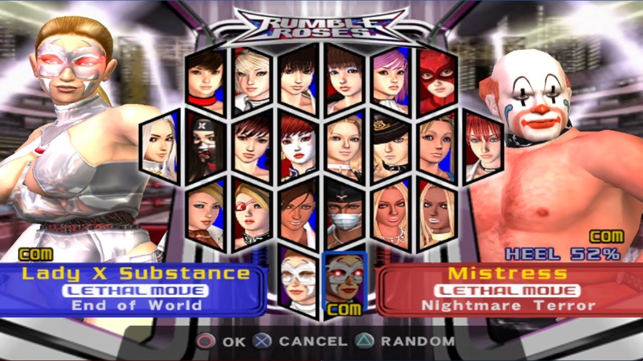 ランブルローズ Lady X vs セバスチャン OHM Rumble Rose Lady X vs Sebastian OHM 럼블로즈 ...