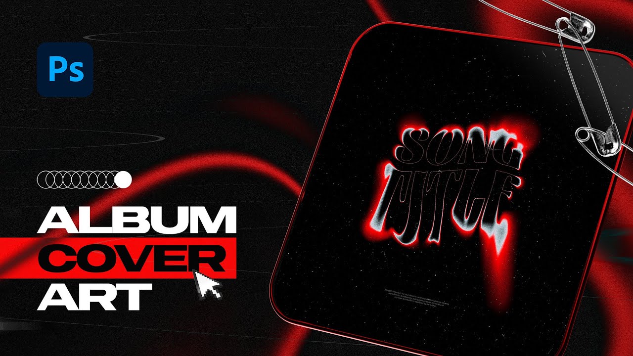 How to Make Album Cover Art in Photoshop (PSD Template Tutorial) - YouTube