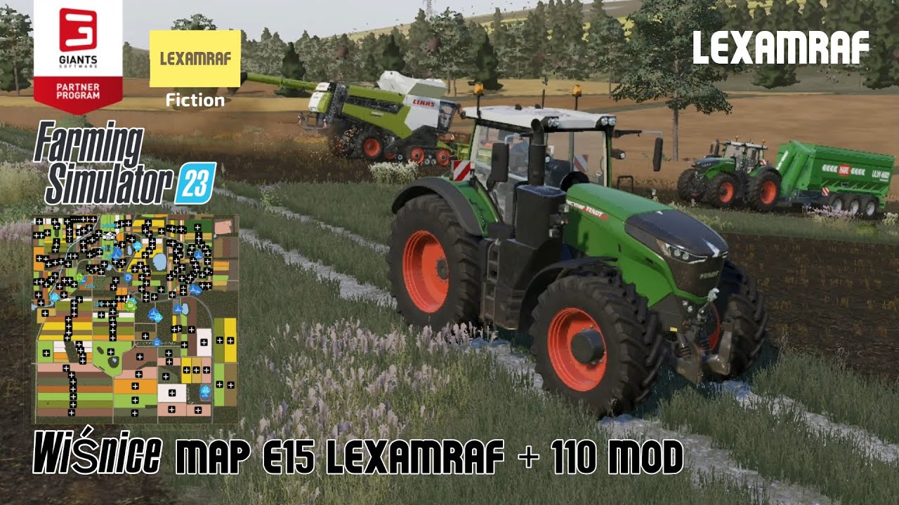 Farming Simulator 23 Mod +110 Vehicles Map E15 Wiśnice | Map tour ...