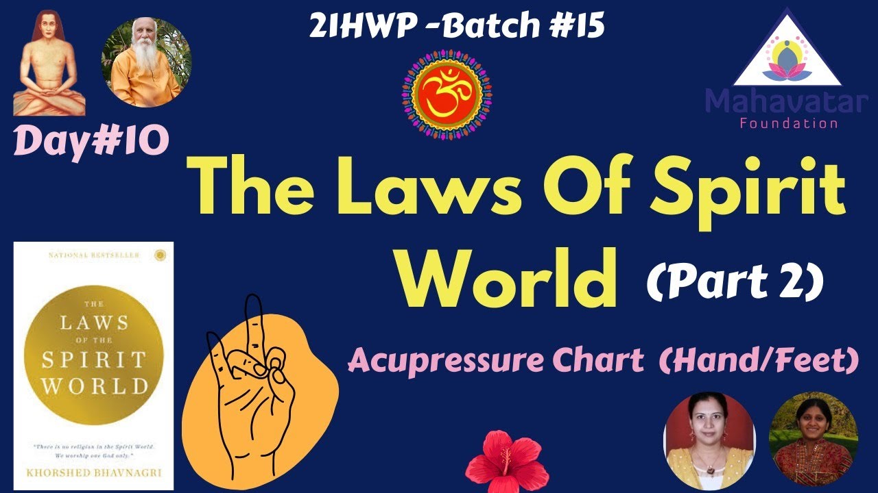Part 2: Learn from "The Laws Of Spirit World" I Acupressure chart I ...