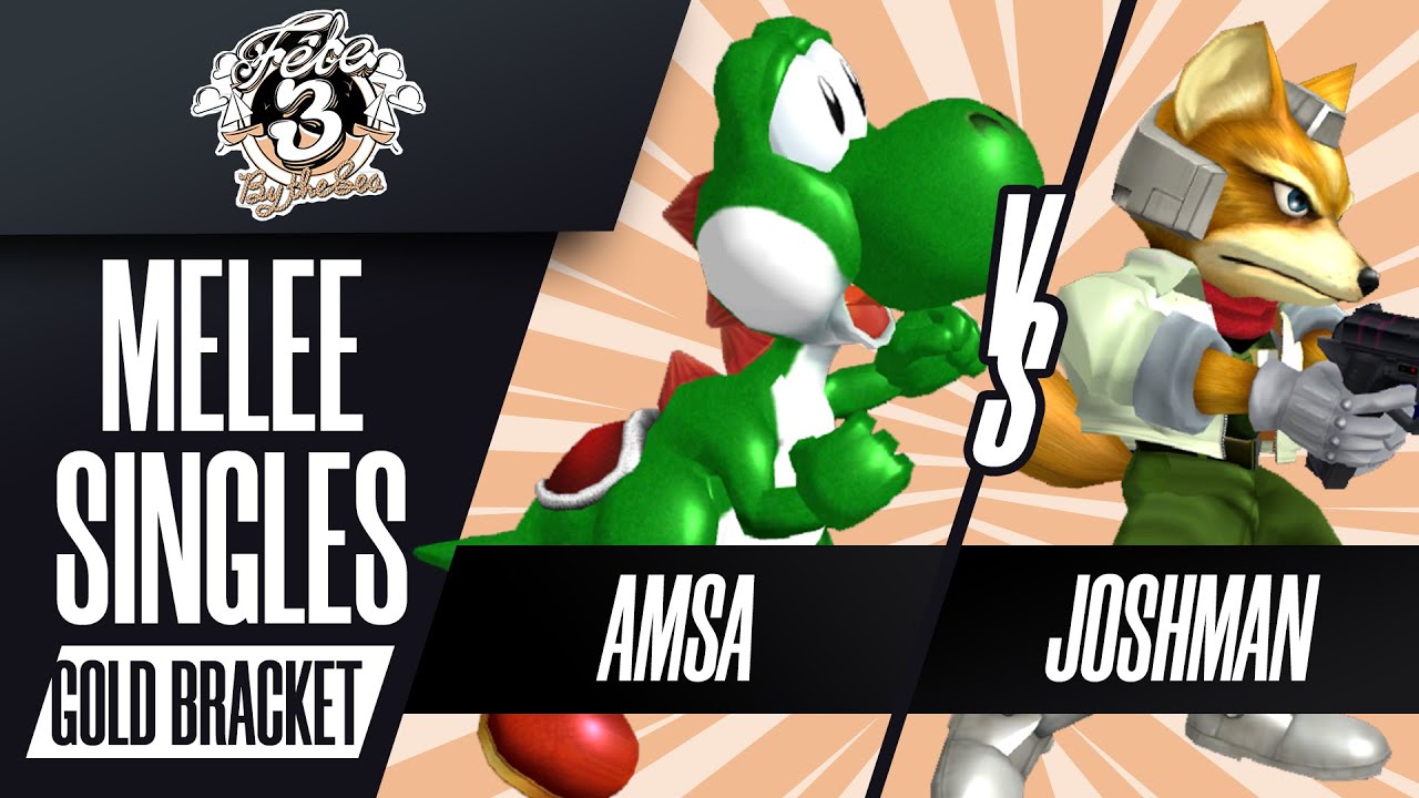 aMSa (Yoshi) vs Joshman (Fox) - Melee Singles Top 8 Qualifiers Winners ...