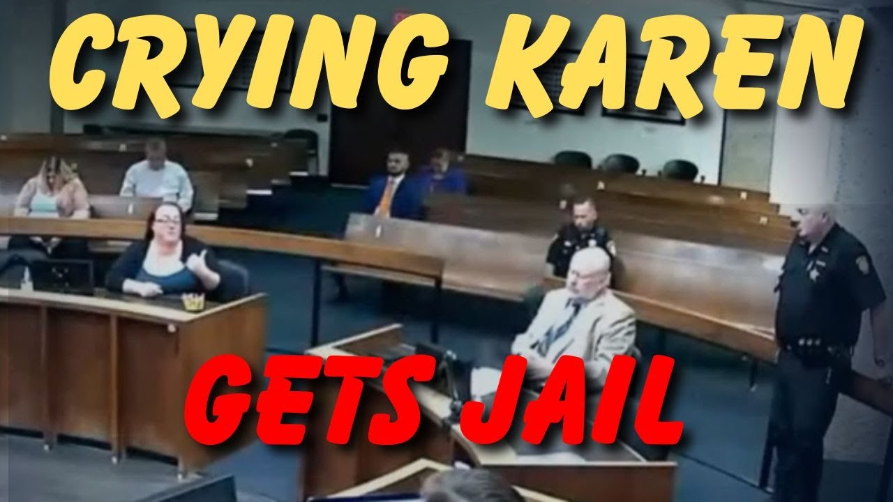 CRYING KAREN Sentenced to Jail After Violent Attack! - YouTube