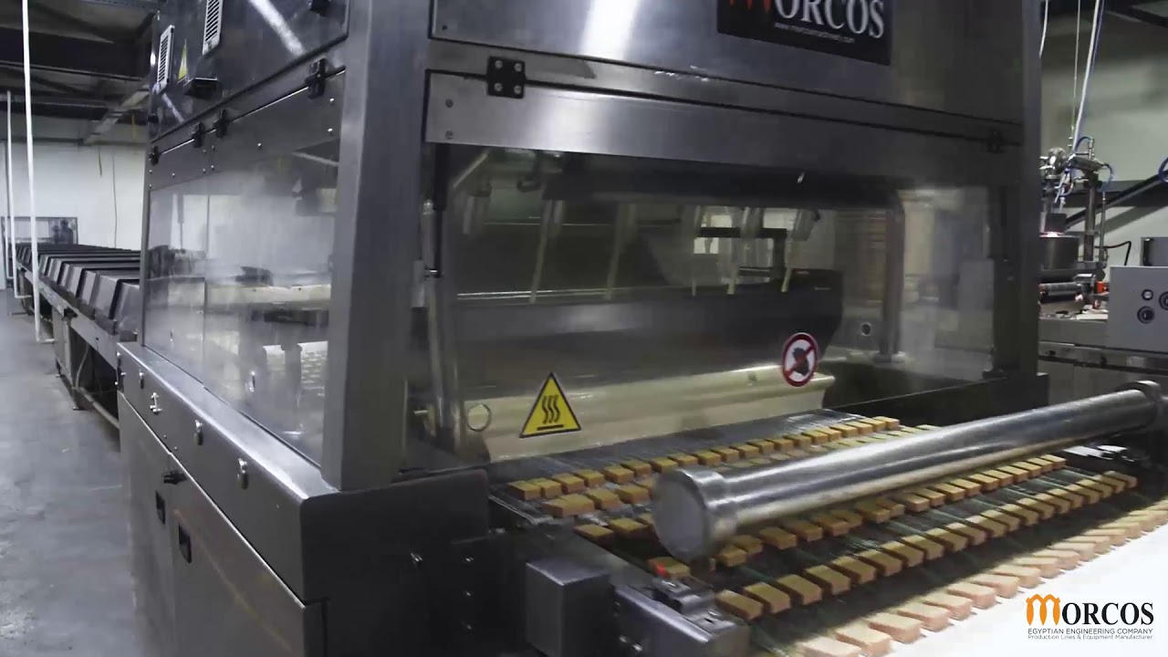 MORCOS Wafer Line with Buhler FOX oven - YouTube