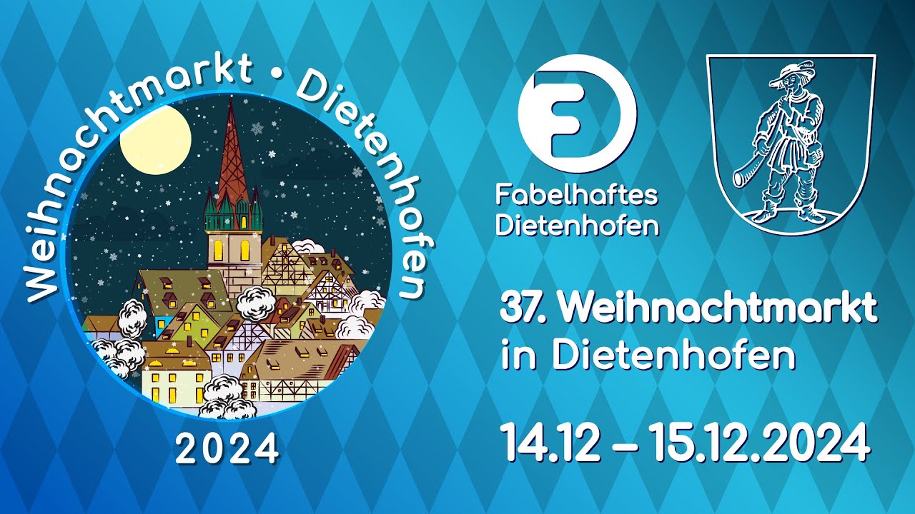 Weihnachtsmarkt Dietenhofen 2024 - YouTube