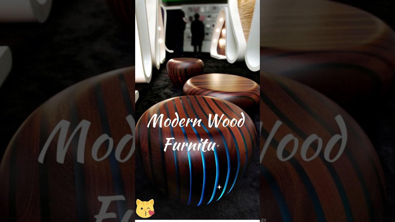 Modern Wood Furniture Design Ideas #shorts - YouTube