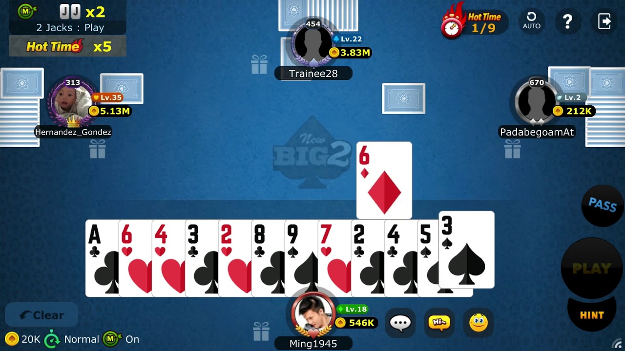New Big 2 - Straight Flush Combo #4 - YouTube