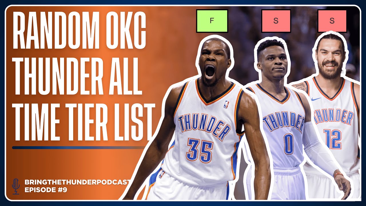 Random Ranking the Thunder! 🔥 OKC Tier List You Won’t Believe! - YouTube