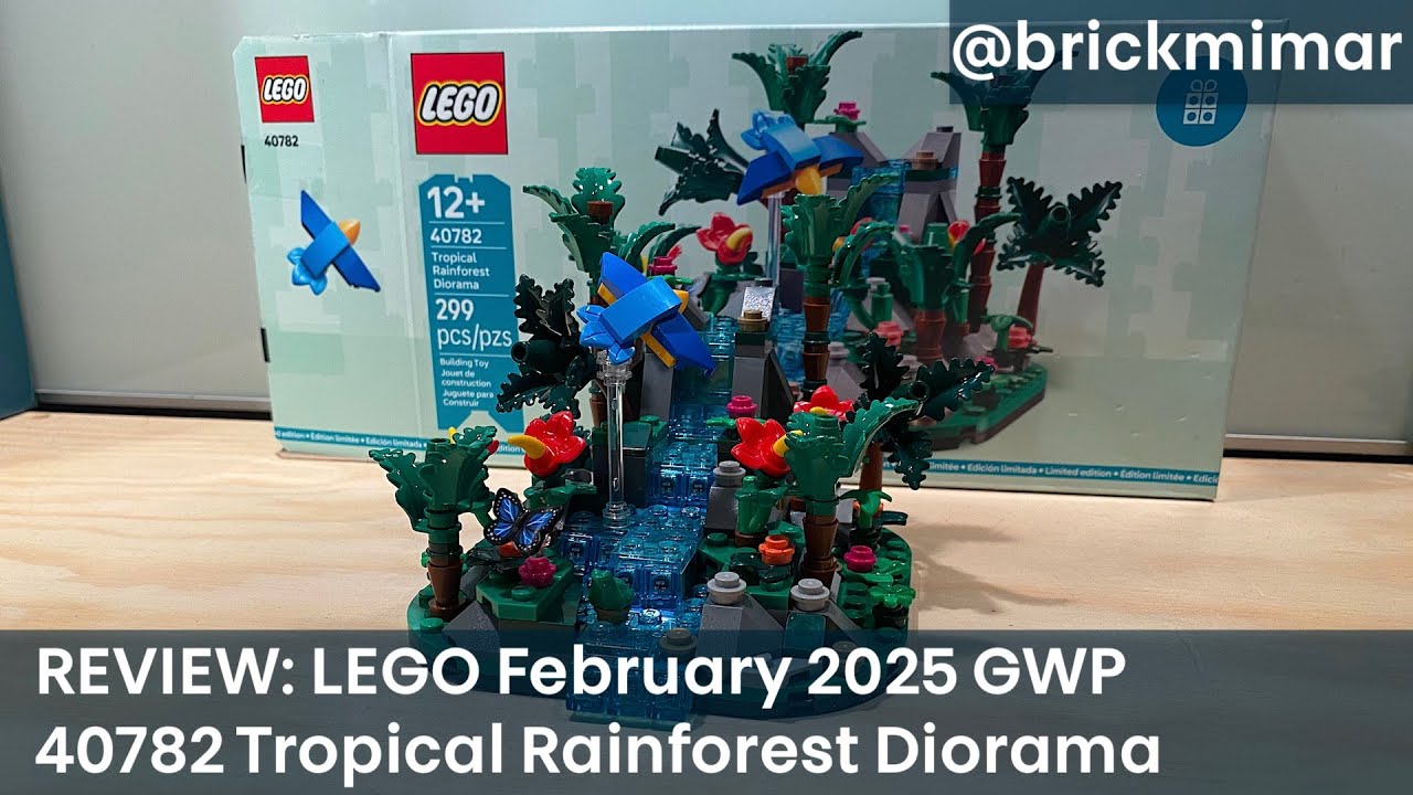 REVIEW: LEGO 40782 Tropical Rainforest Diorama - A Cool Gift With ...