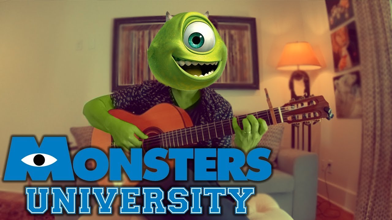 Monsters University - Classical Guitar Cover Fingerstyle - YouTube