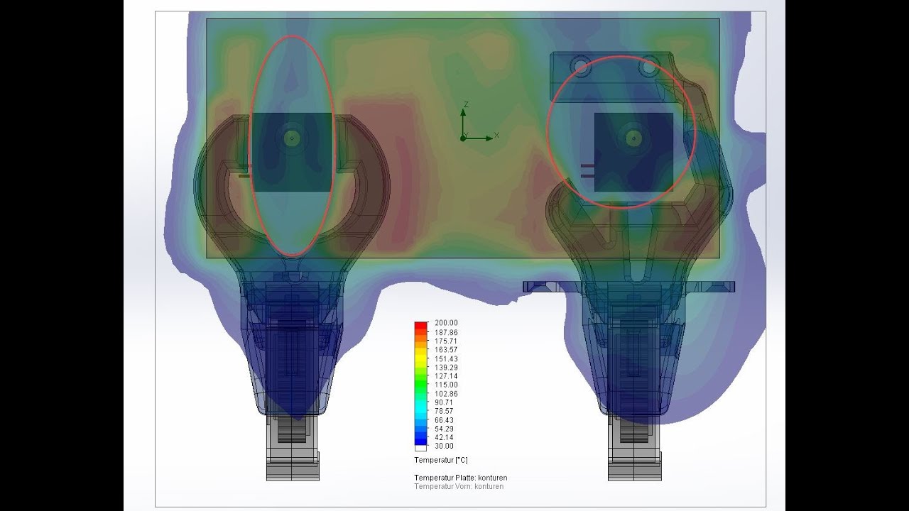 Difference Cooling area dual-fan duct vs. multi-fan duct channel by ...
