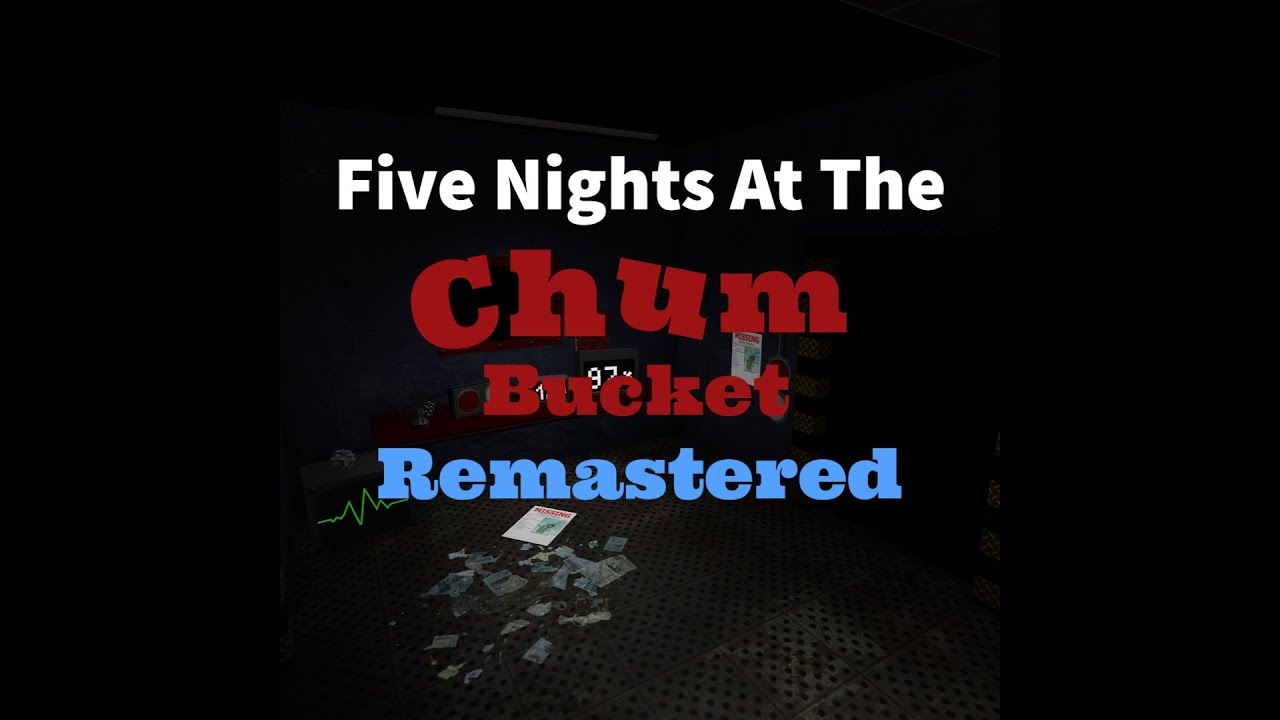 Five Nights At The Chum Bucket Remastered (Obby Creator) - YouTube