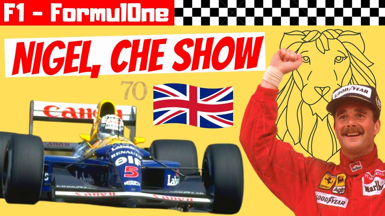 Nigel Mansell F1 Tribute. Ferrari, Senna, sorpassi e spettacolo - YouTube