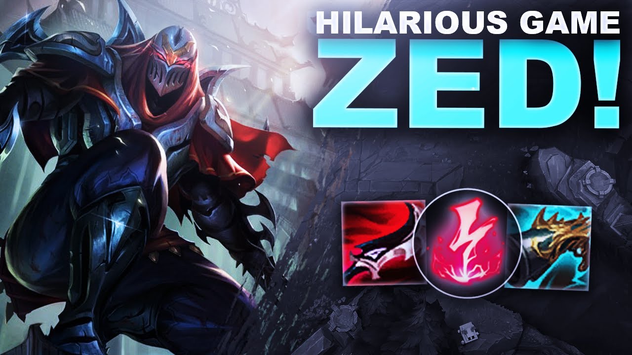 HILARIOUS GAME ON ZED! - League & Chill | League of Legends - YouTube