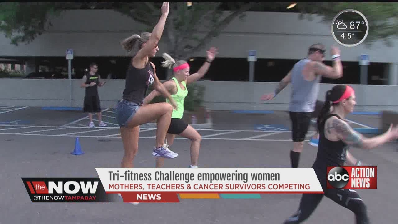 Tri-Fitness Challenge empowers women #thenowtampabay - YouTube