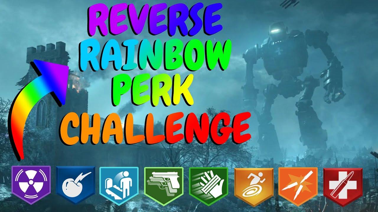 Reverse Rainbow Perk Challenge... - YouTube