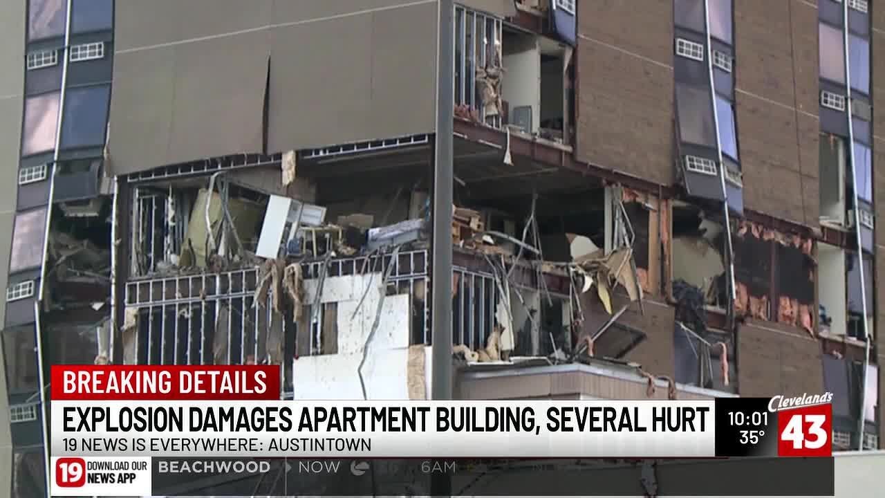 Explosion in Austintown damages apartment building, leaving several ...