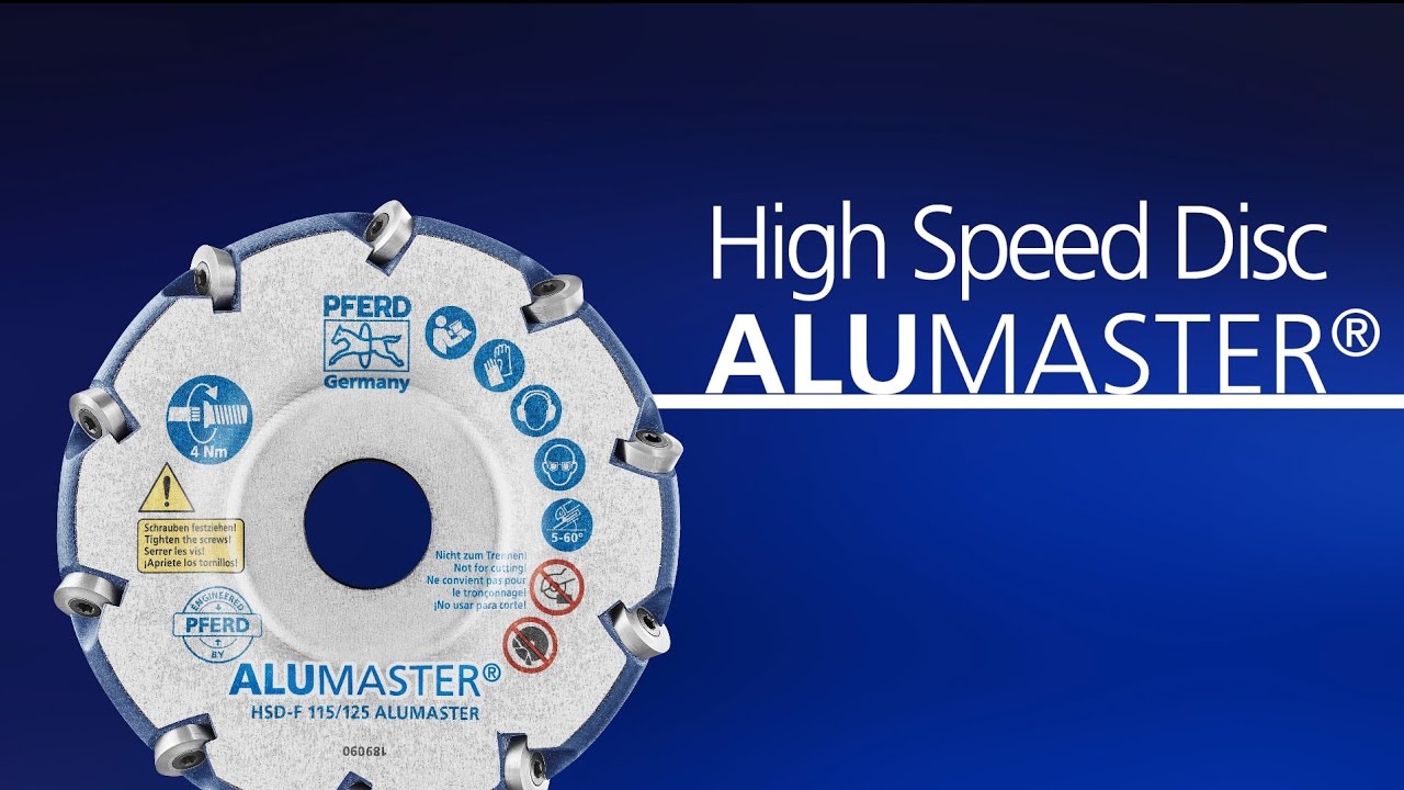 PFERD - High Speed Disc ALUMASTER - YouTube