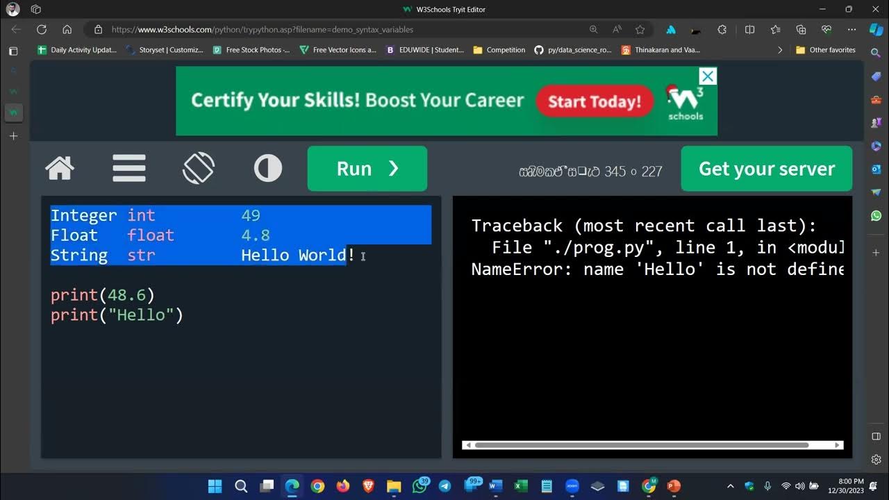 Python | Day - 01 | 2024 Batch | (Syntax, Print) - YouTube