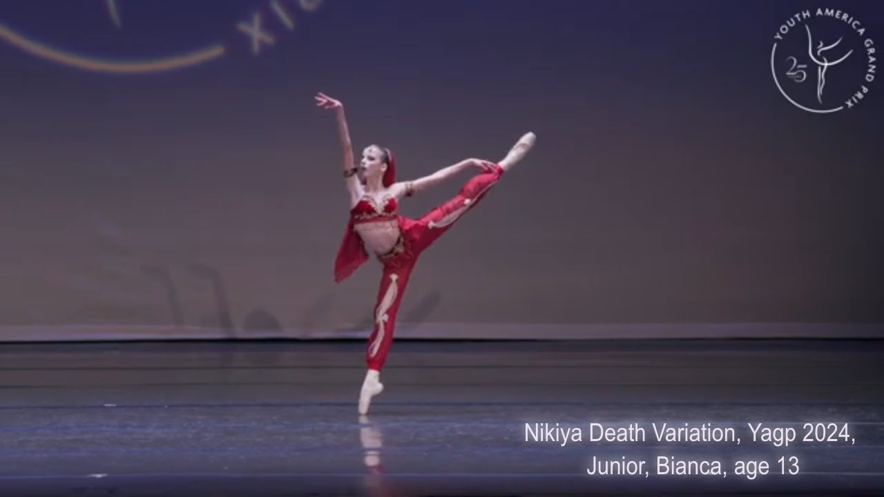 NIKIYA Death VARIATION FROM LA BAYADERE, YAGP Boston 2024, Bianca ...