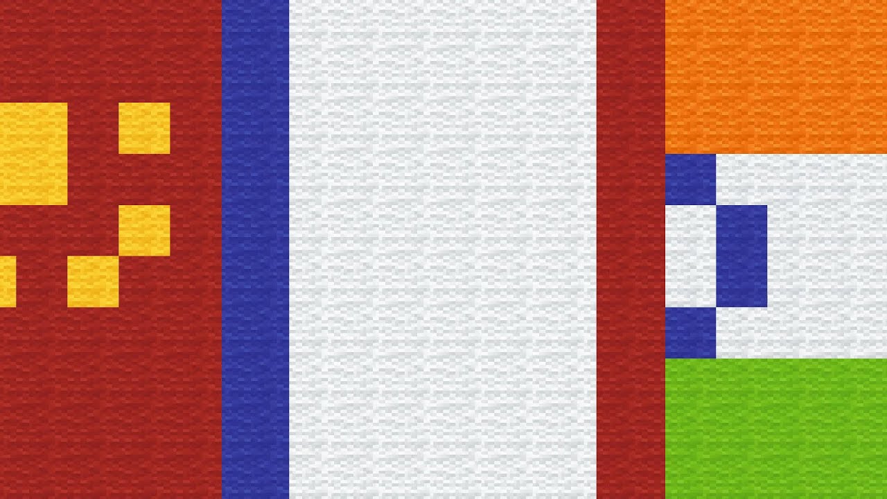 Minecraft Flag Animation - YouTube