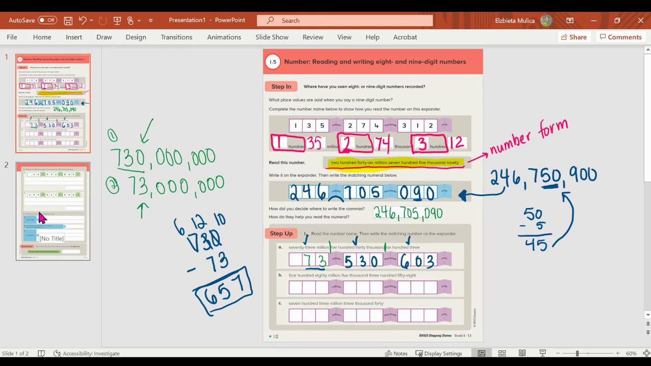 Module 1 Lesson 5 - Math - YouTube