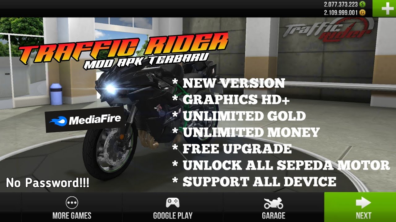 [SHARE UPDATE] TRAFFIC RIDER MOD APK TERBARU || Unlimited Gold & Money ...