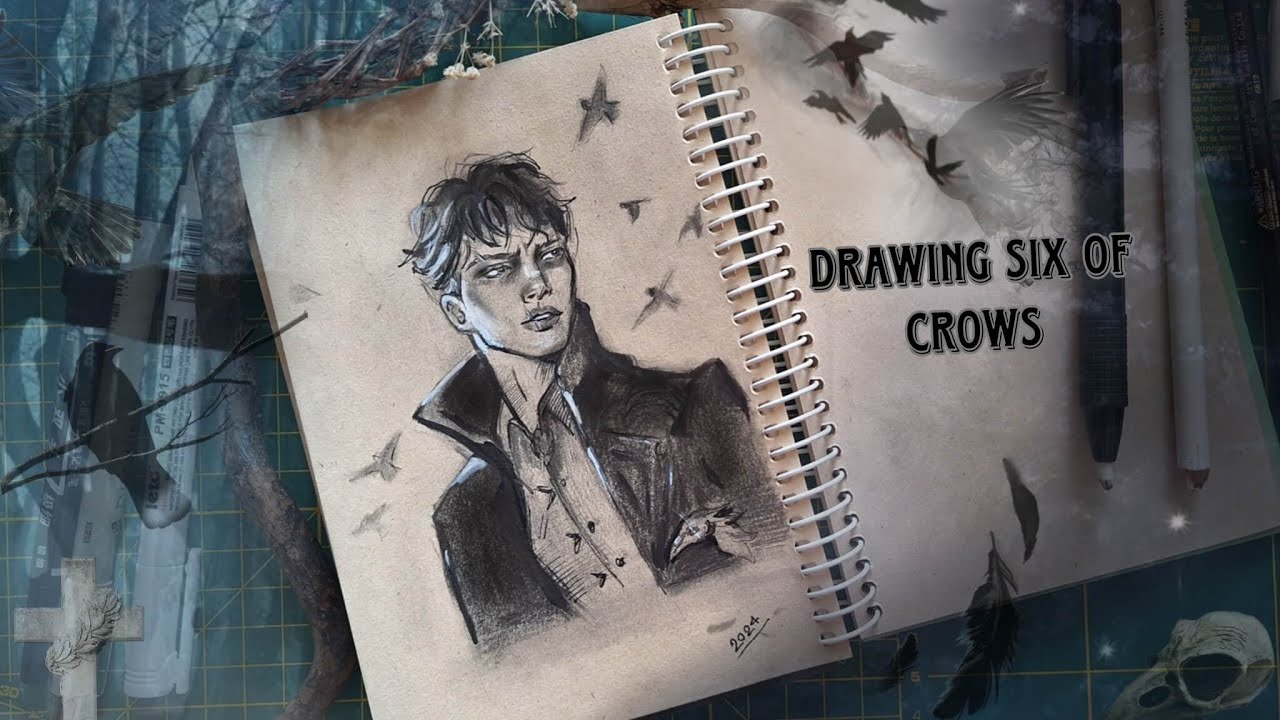 How to draw an attractive man ️drawing six of crows. - YouTube